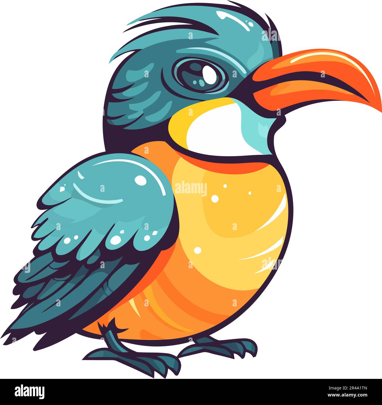 cute little bird isolated Stock Vector Image & Art - Alamy