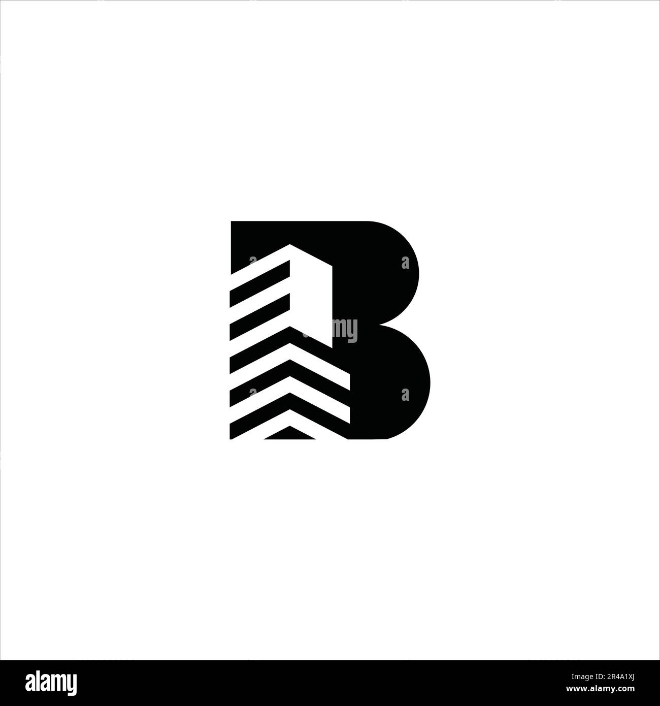 B building logo icon vector Stock Vector Image & Art - Alamy