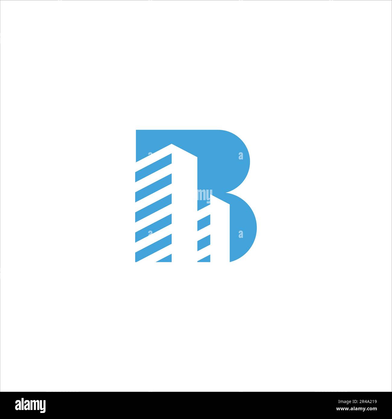 B building logo icon vector Stock Vector Image & Art - Alamy