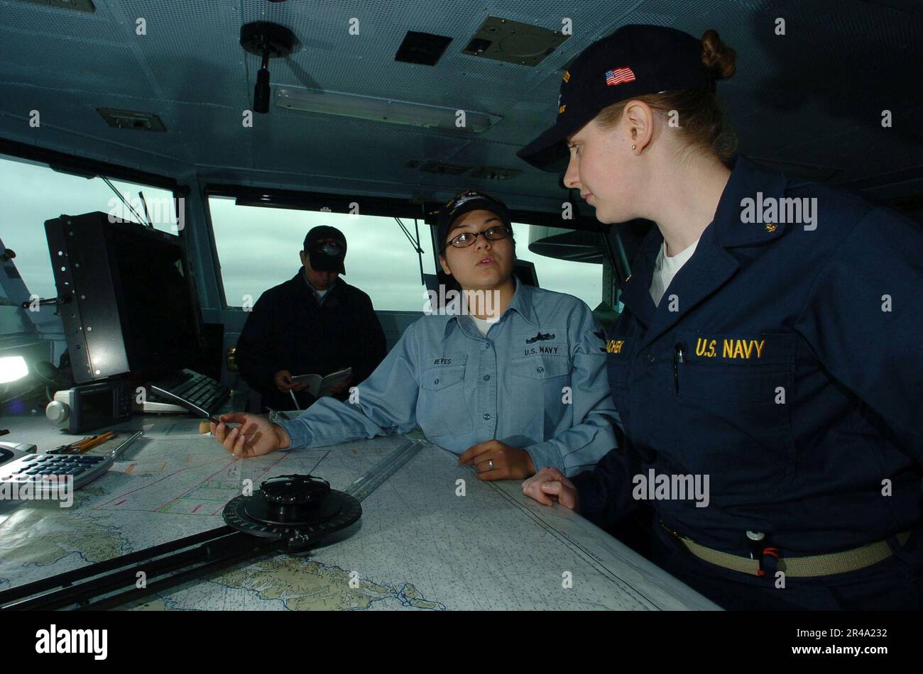 US Navy Quartermaster Stock Photo - Alamy