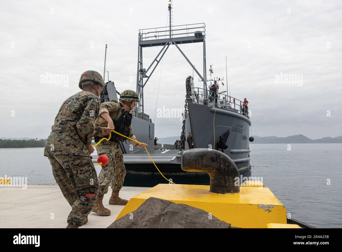 U.S. Marine Corps Lance Cpl. Takenya Yazzie, a motor transport operator ...