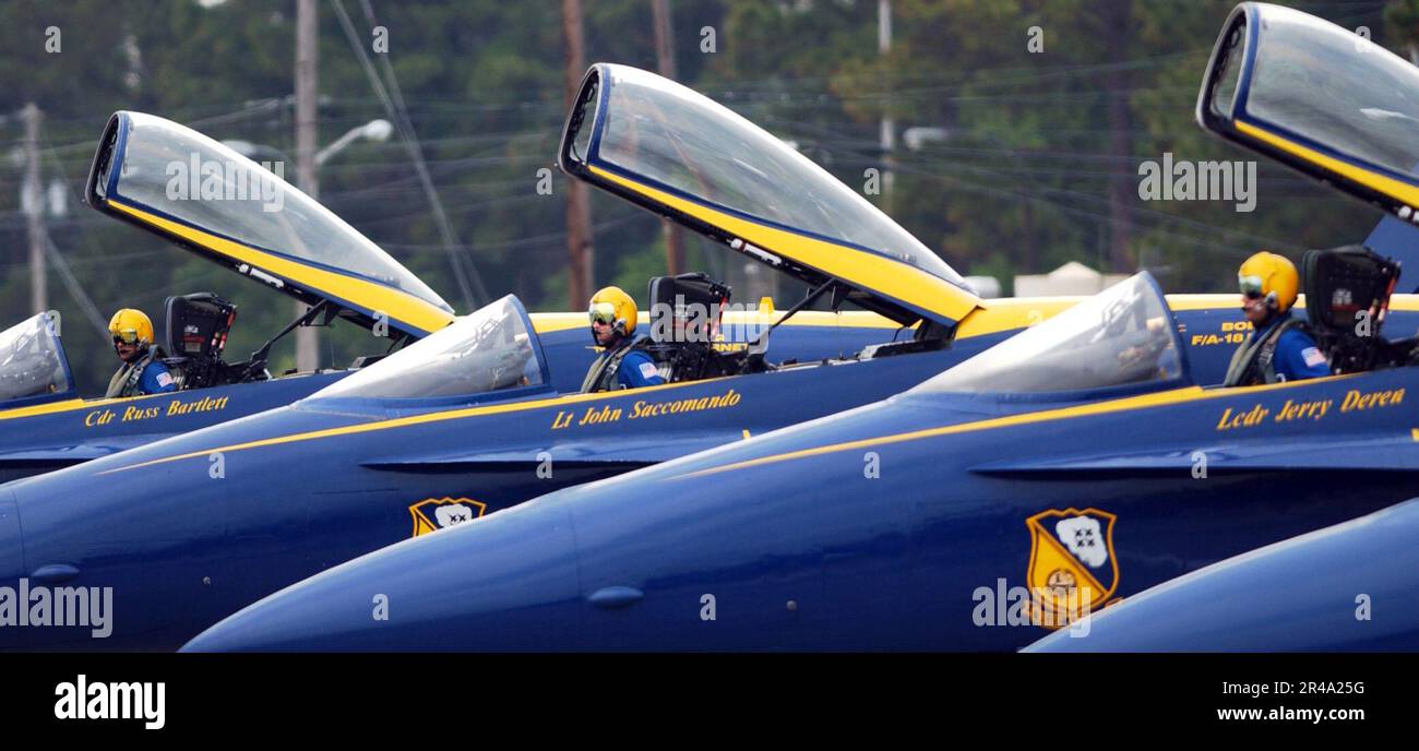 US Navy Pilots assigned to the United States Navy Flight Demonstration ...