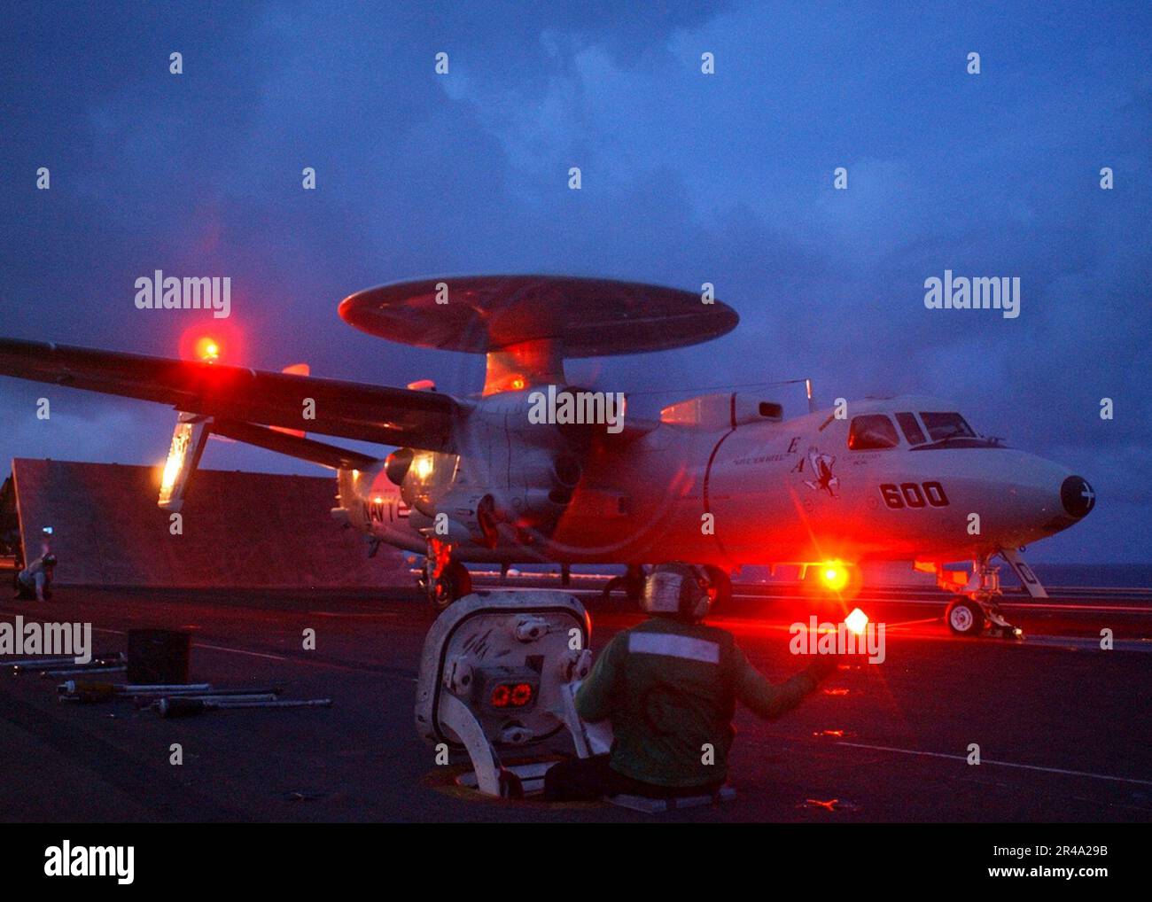 US Navy An E-2C Hawkeye, assigned to the ''Seahawks'' of Airborne Early ...