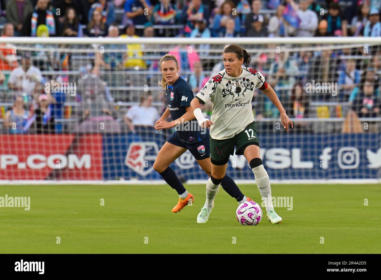 San Diego, California, USA. 26th May, 2023. Portland Thorns forward ...