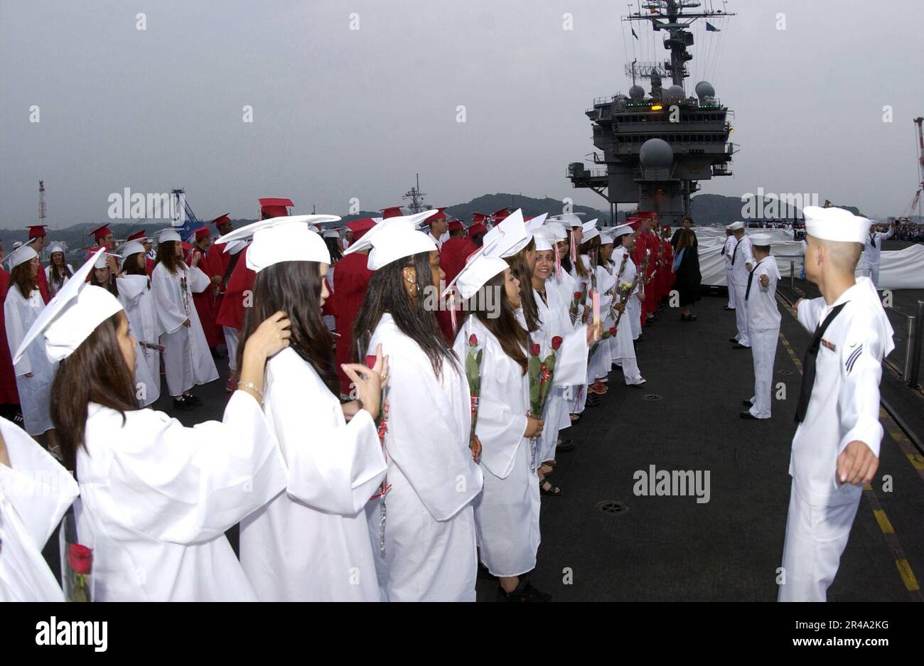 US Navy Graduating Seniors from Fleet Activities Yokosuka Kinnick High ...