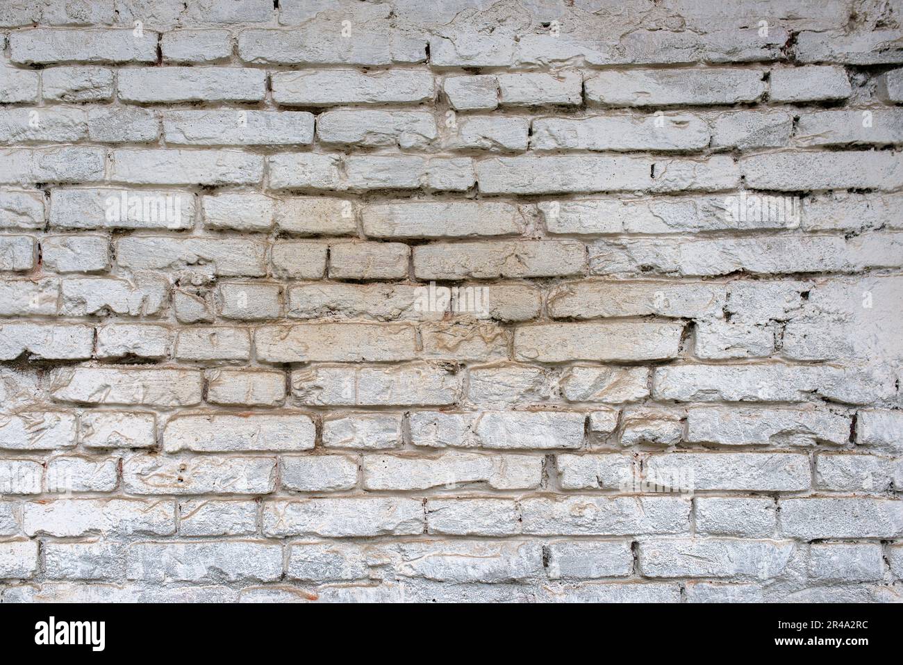 Texture of a weathered white brick wall Stock Photo - Alamy