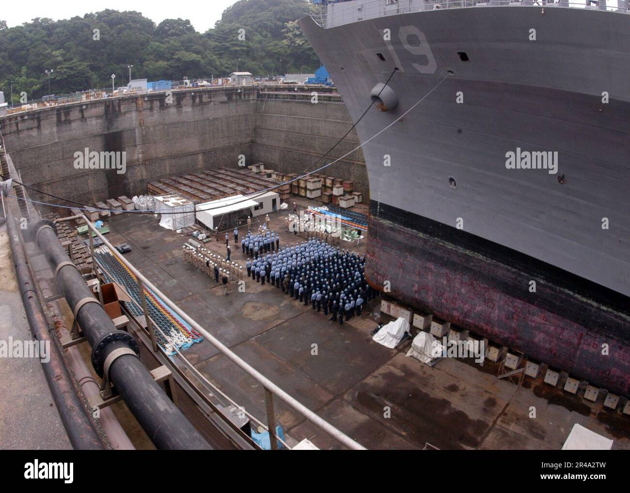 US Navy Commanding Officer, USS Blue Ridge (LCC 19 Stock Photo - Alamy