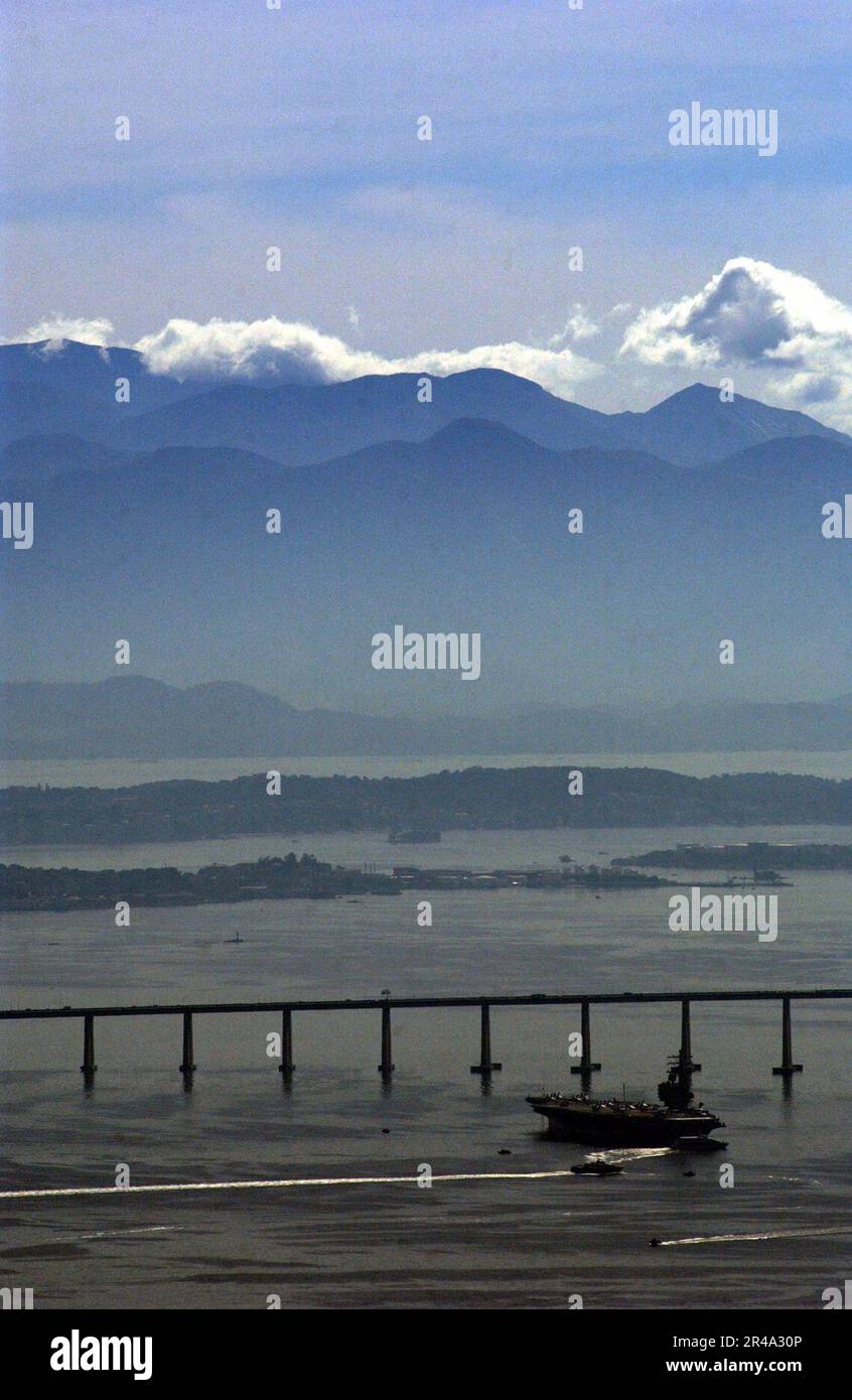 US Navy A bird's eye view from the top of Sugar Loaf mountain in Rio de ...