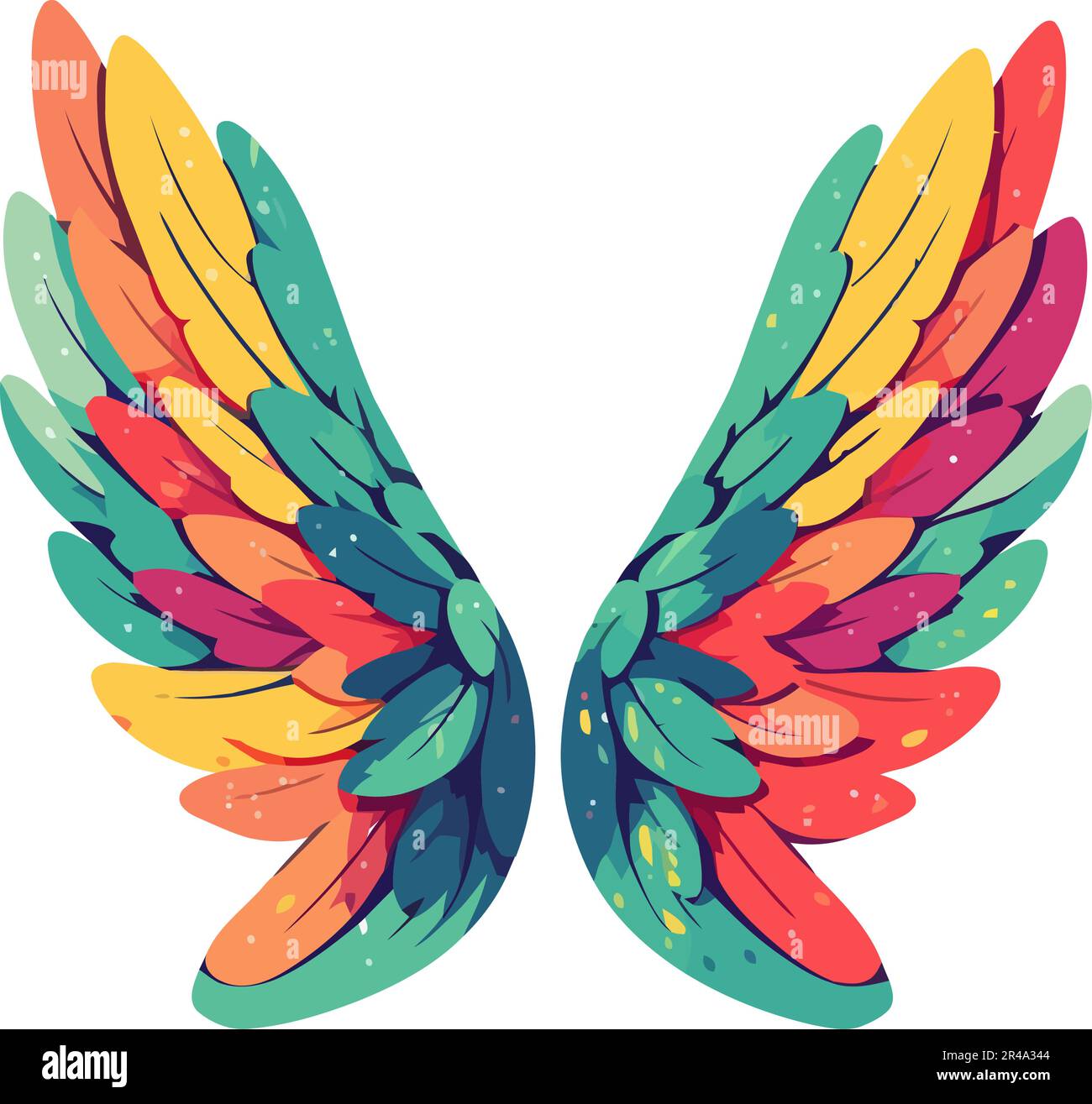 Bright vibrant plumage Stock Vector Images - Alamy