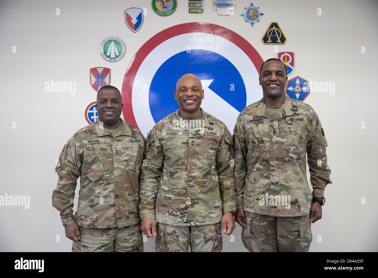 From left to right, Maj. Gen. David Wilson, commanding general, Army ...