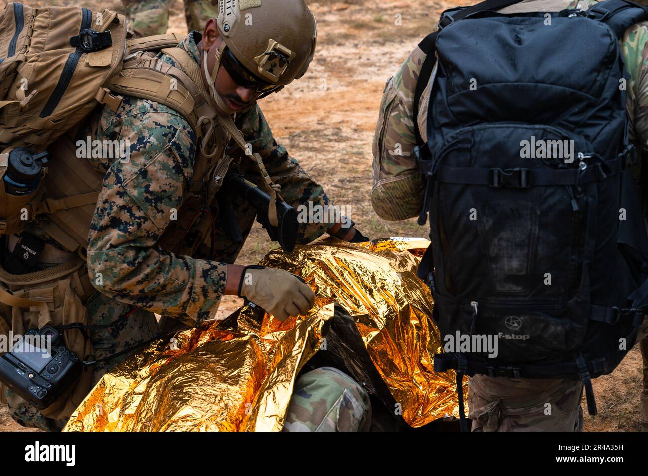 U S Marine Corps Lance Cpl Ryan Ramsammy Combat Photographer With