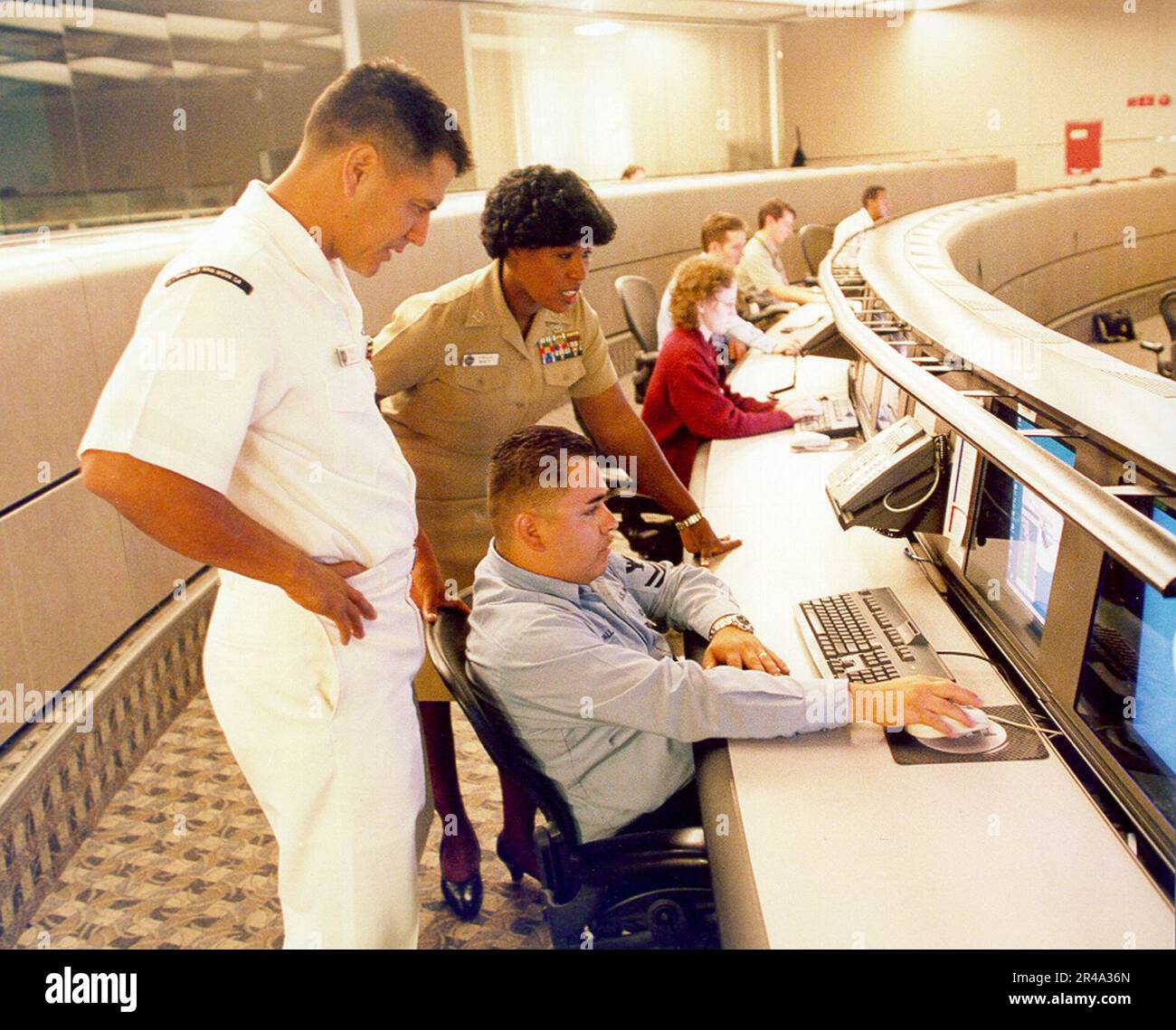 Vintage computer technician hi-res stock photography and images - Alamy