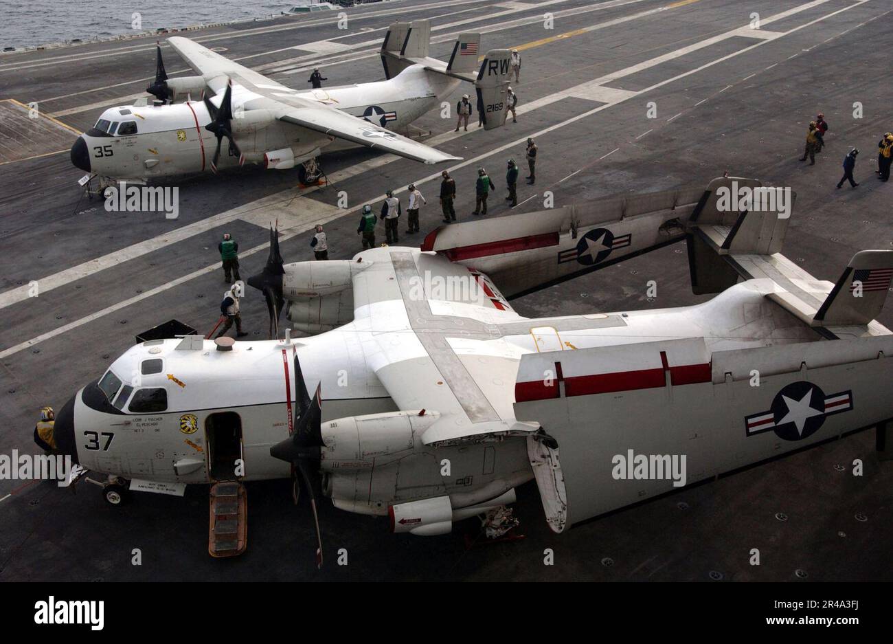 US Navy Two C-2A Greyhounds assigned to the Providers of Fleet ...