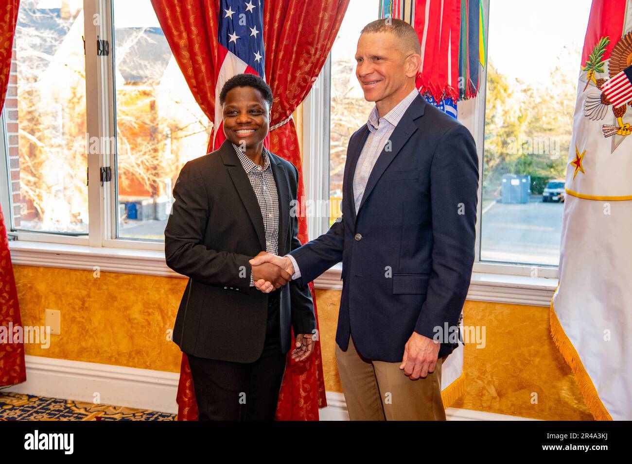 Sgt. Maj. of the Army Michael A. Grinston hosts a reception for ...