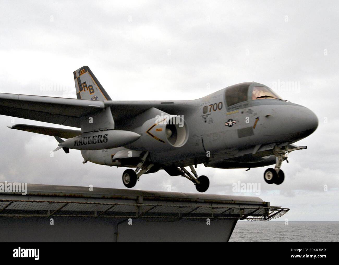 US Navy An S-3B Viking assigned to the Maulers of Sea Control Squadron ...