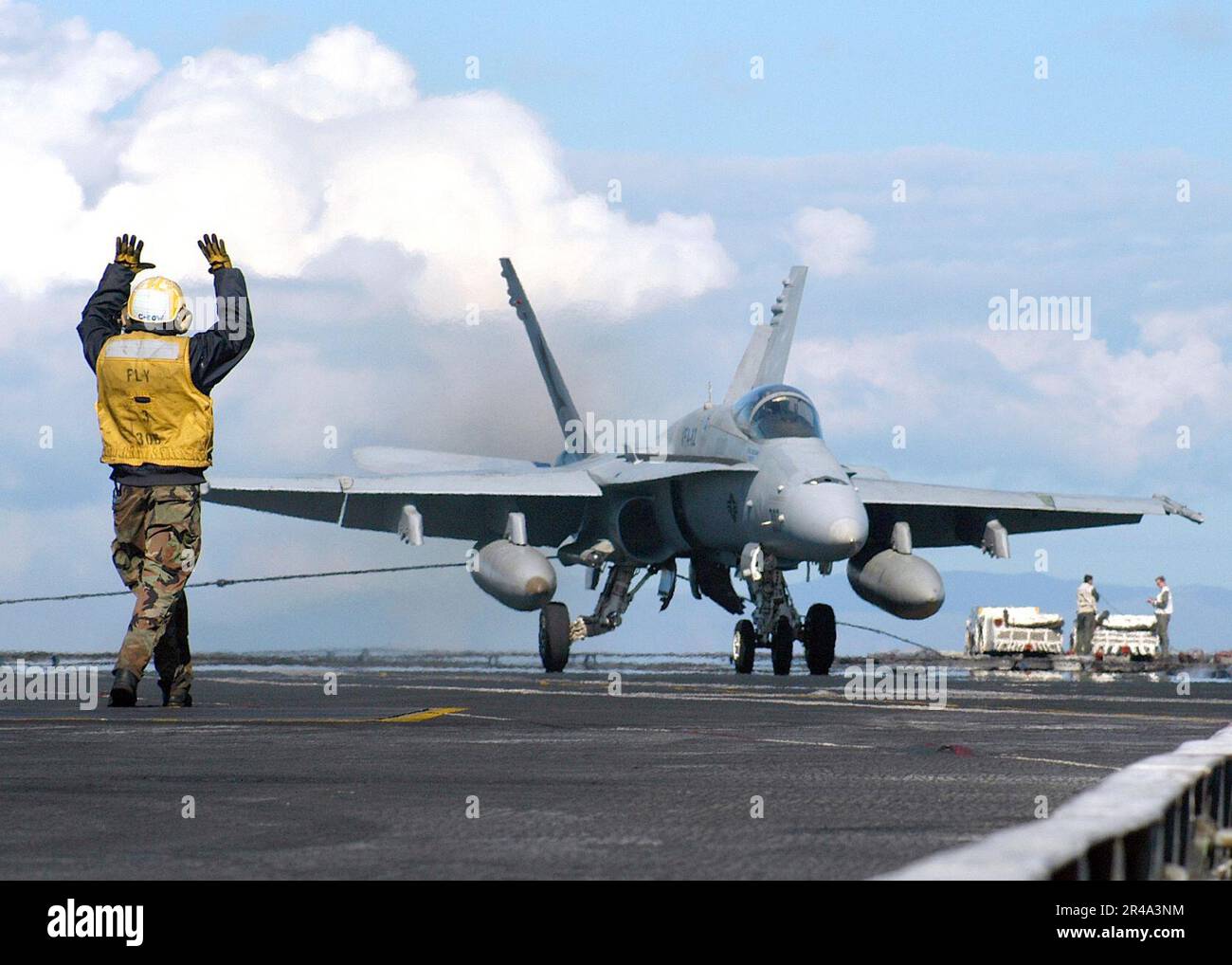 US Navy An F-A-18C Hornet assigned to the ''Marauders'' of Strike ...