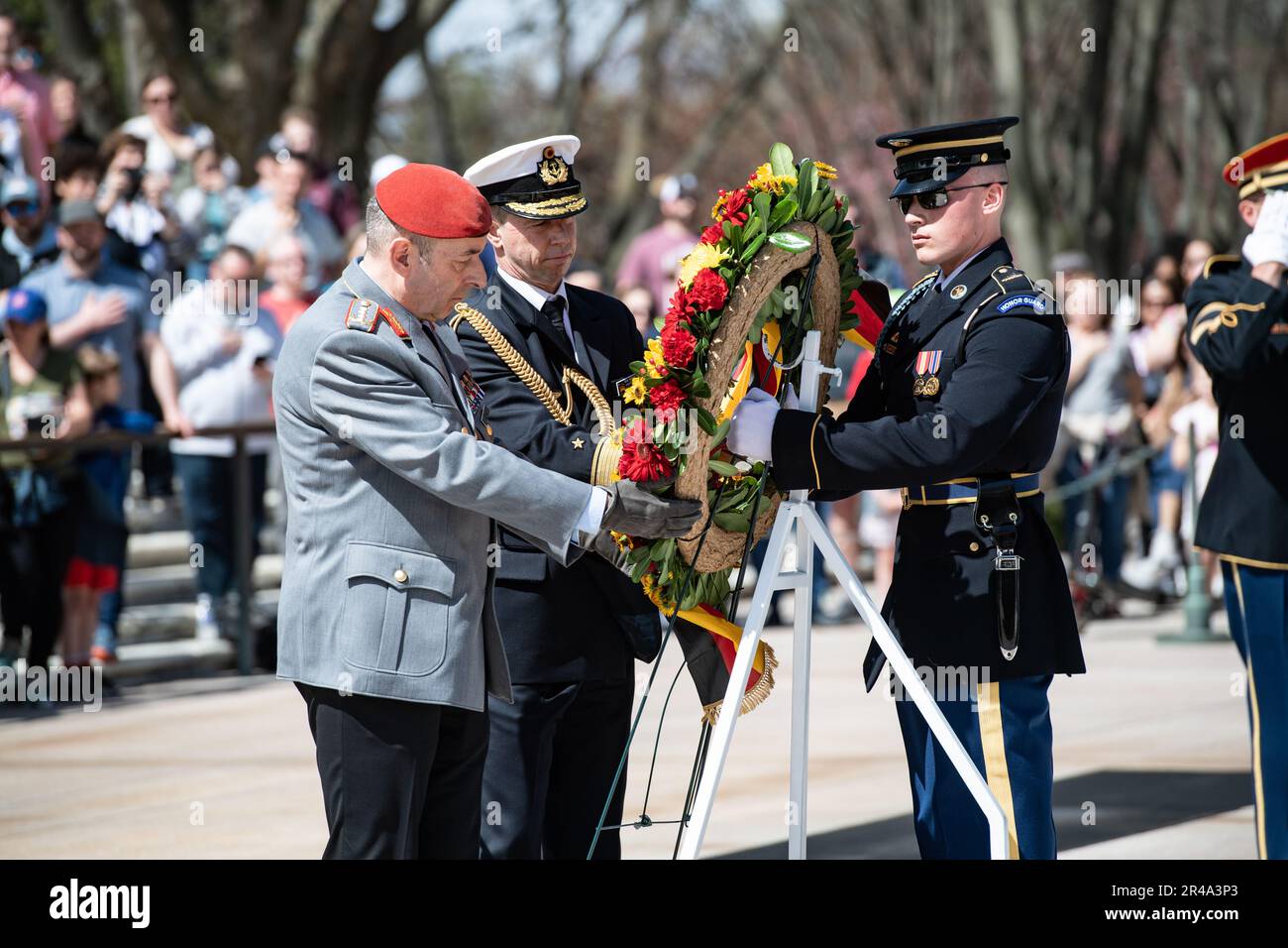Gen. Carsten Breuer (left), chief of defense, German Armed Forces, and ...