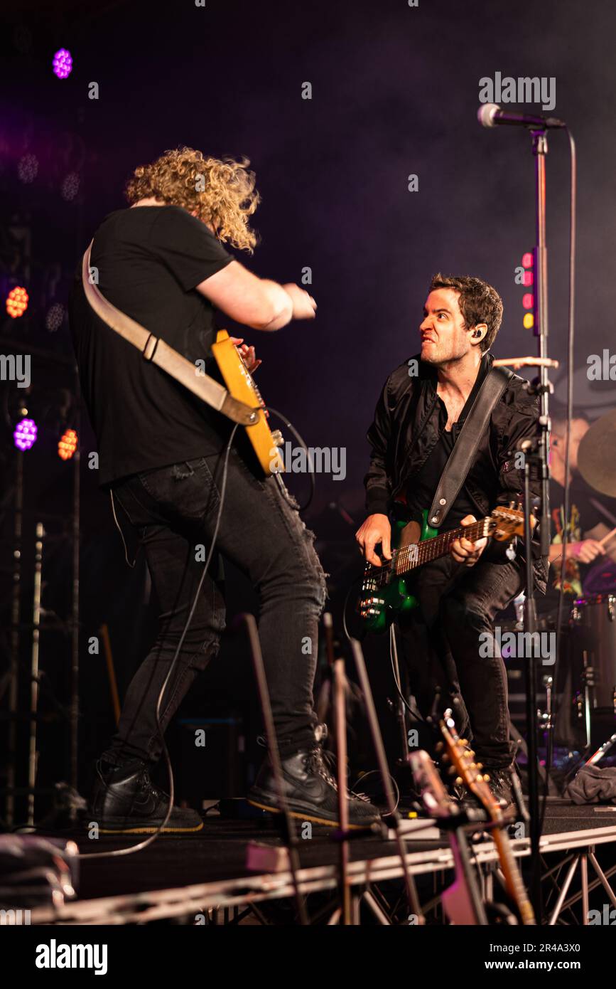 Runaway June band members performs for the audience during the Camp ...