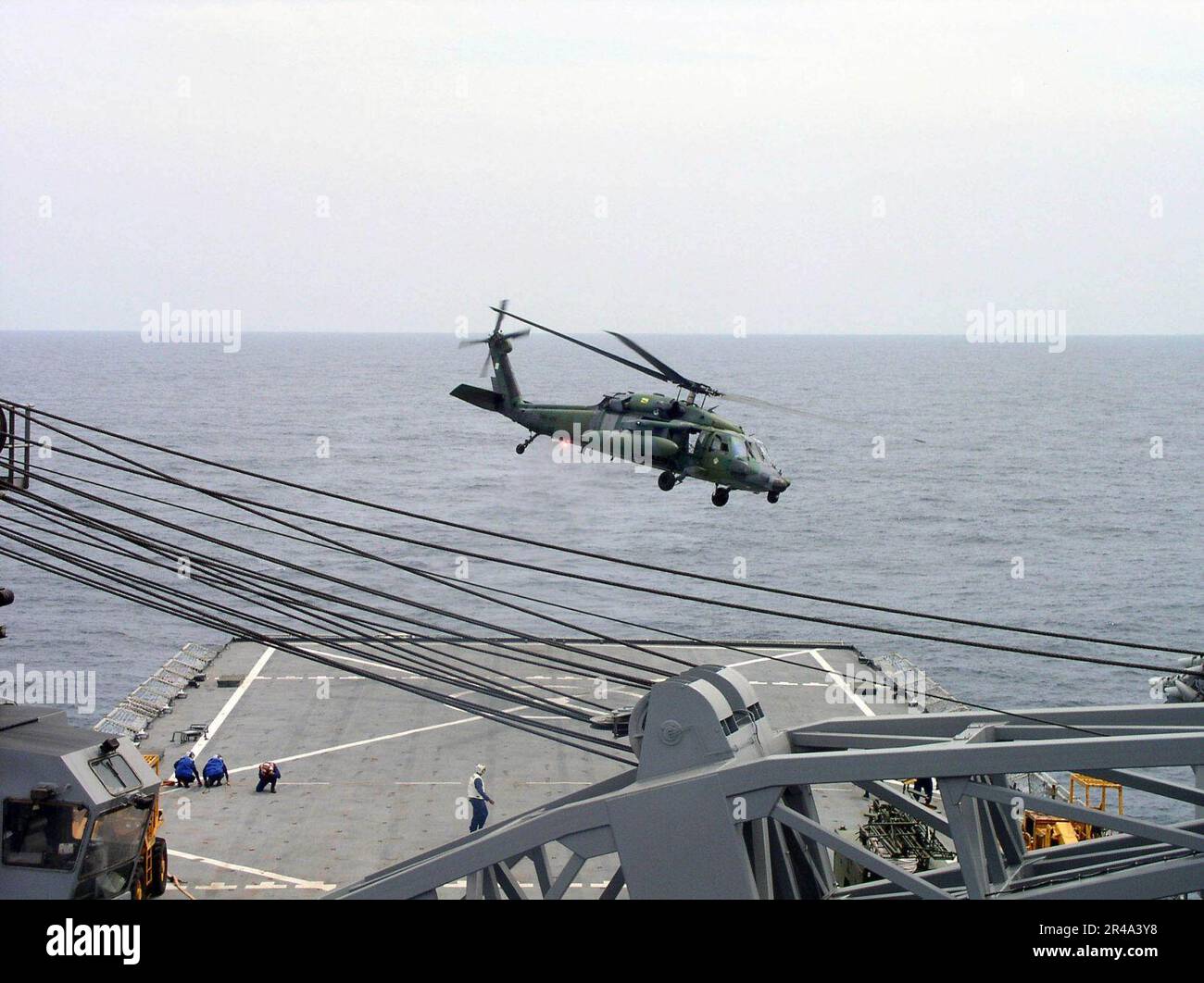 US Navy A Royal Brunei Sikorsky S-70 Battle Hawk helicopter takes off ...