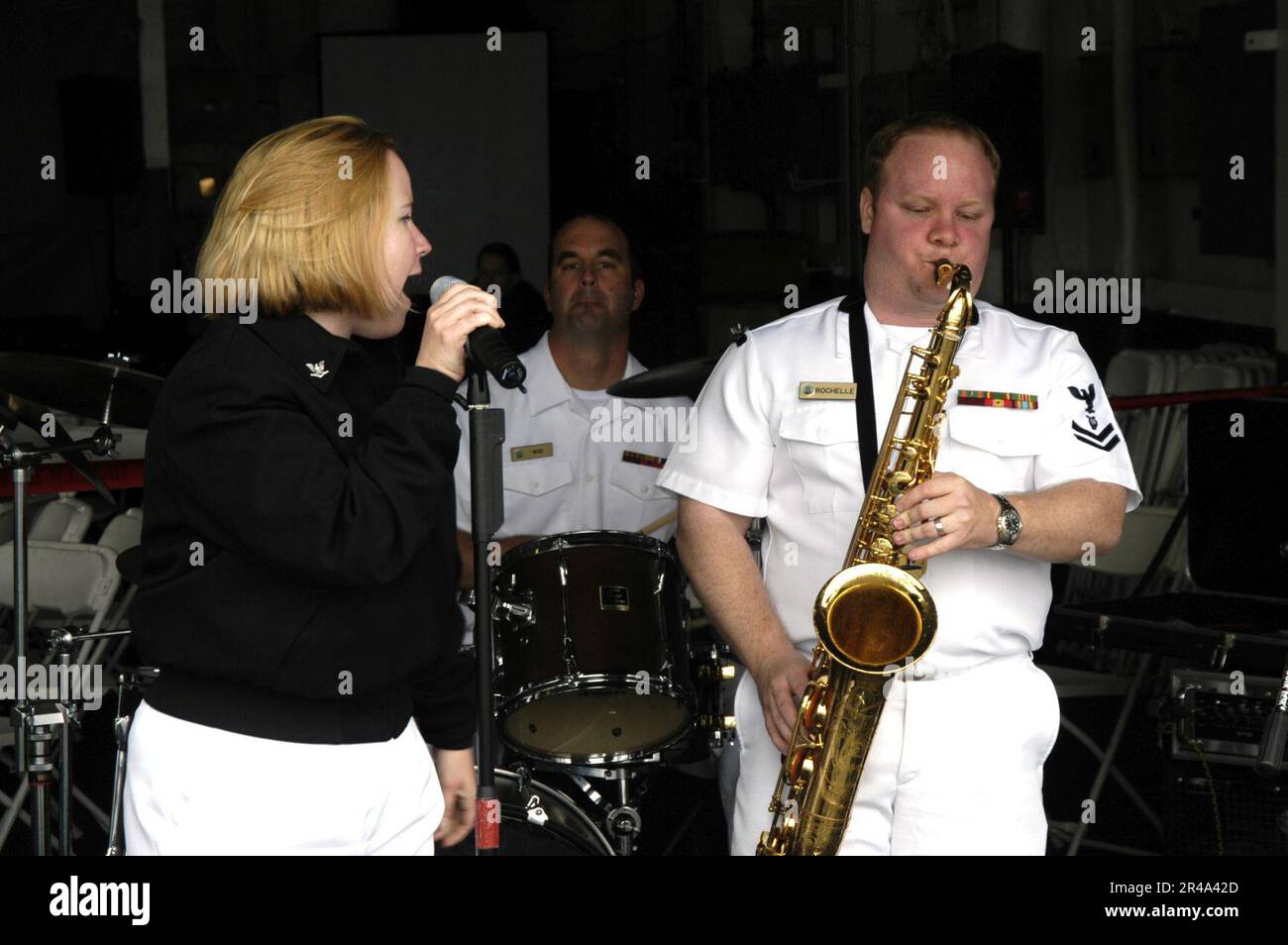 US Navy Musician Stock Photo - Alamy