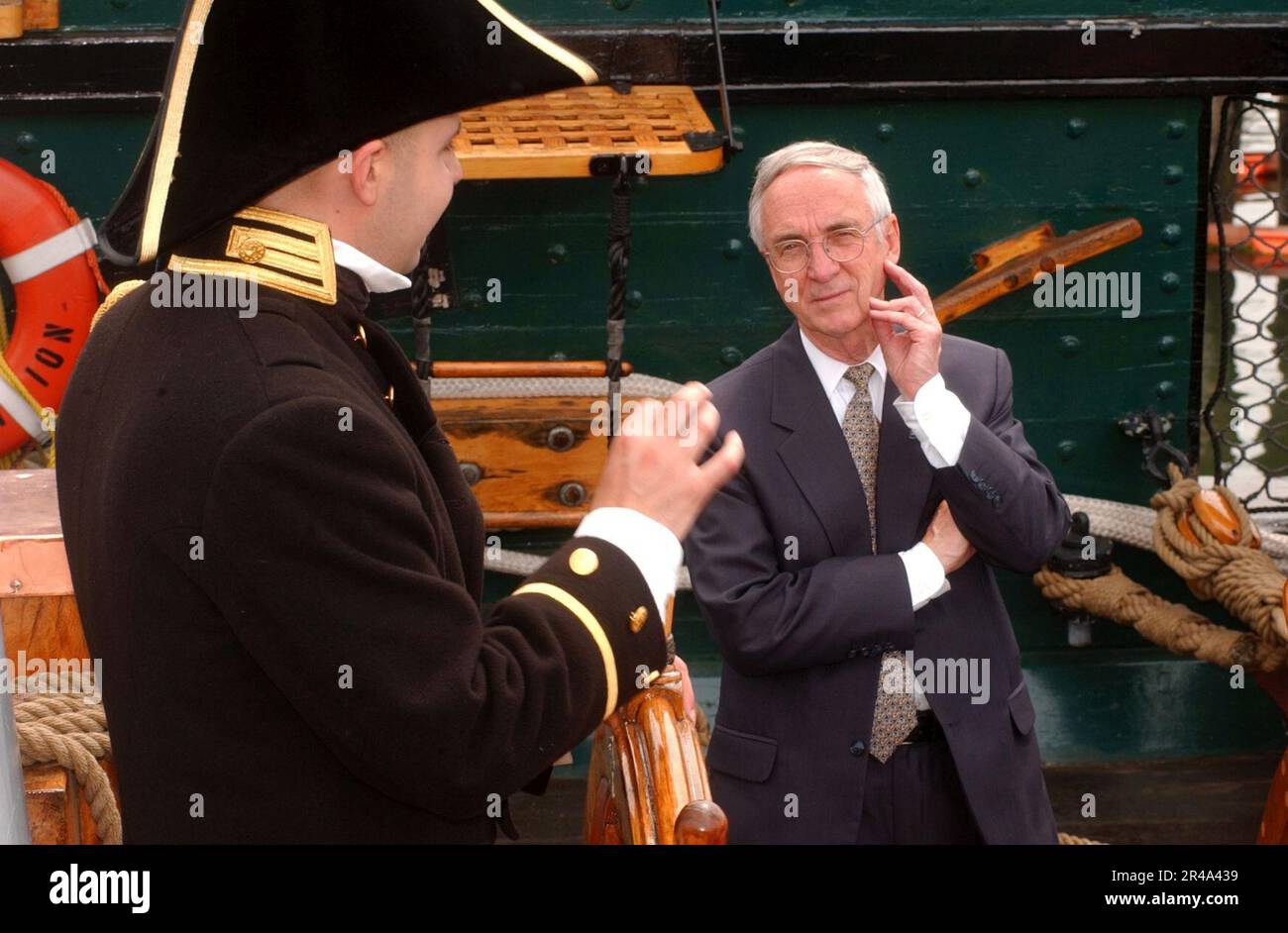 US Navy USS Constitution, Executive Officer Stock Photo - Alamy