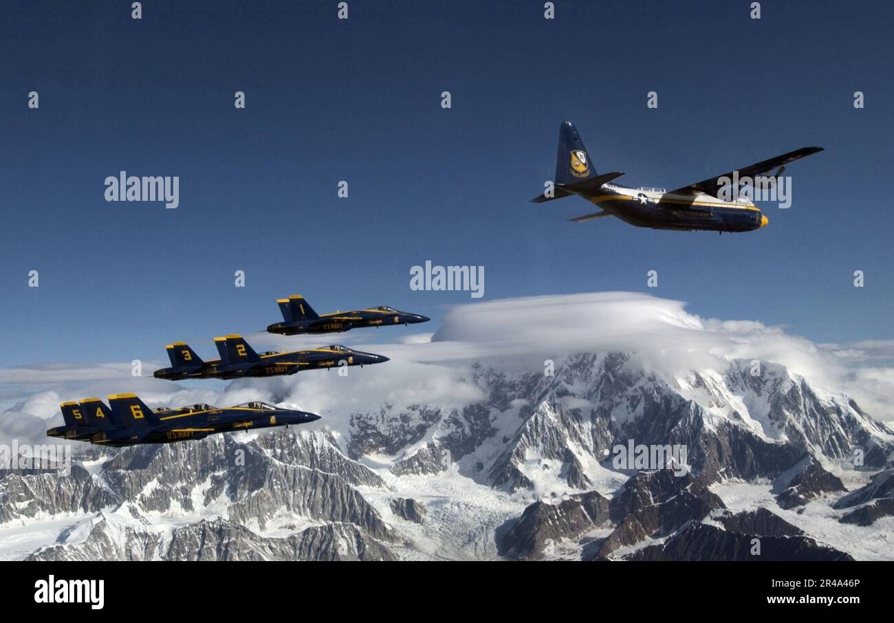US Navy The U.S. Marine Corps C-130 Hercules, Fat Albert, assigned to ...