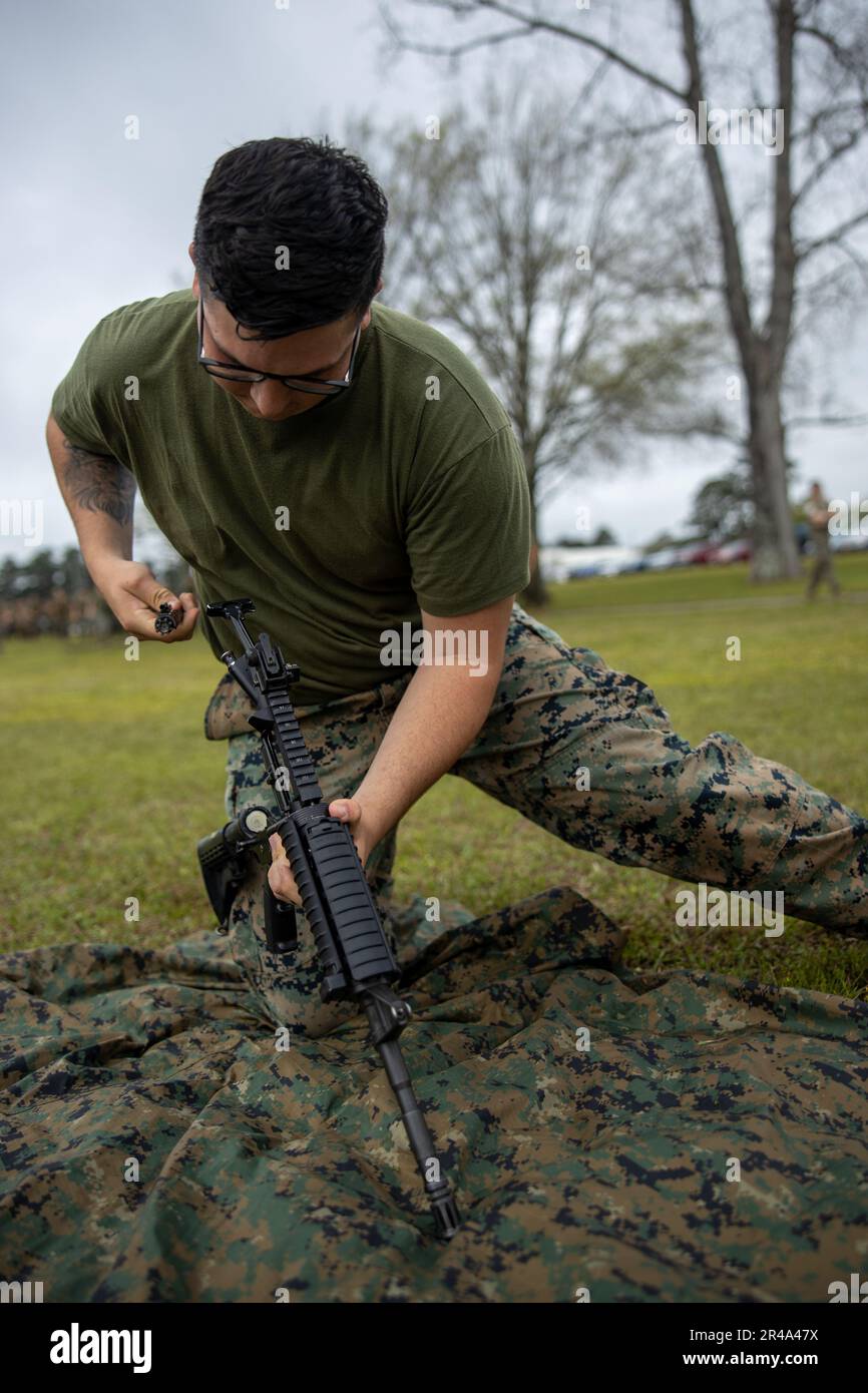 A U.S. Marine with 2d Assault Amphibian Battalion (AAbn), 2d Marine ...