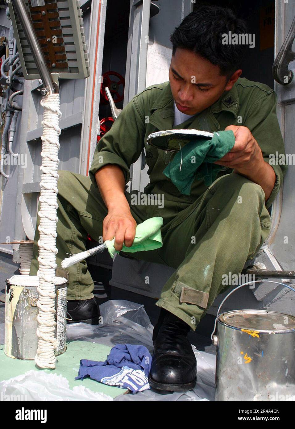US Navy Boatswain's Mate Stock Photo - Alamy