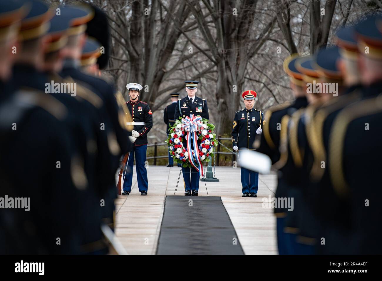 Service members from all service branches and the U.S. Army Band ...