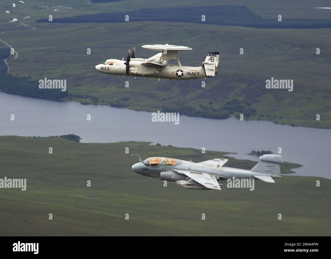 US Navy An EA-6B Prowler assigned to the Rooks of Electronic Attack ...