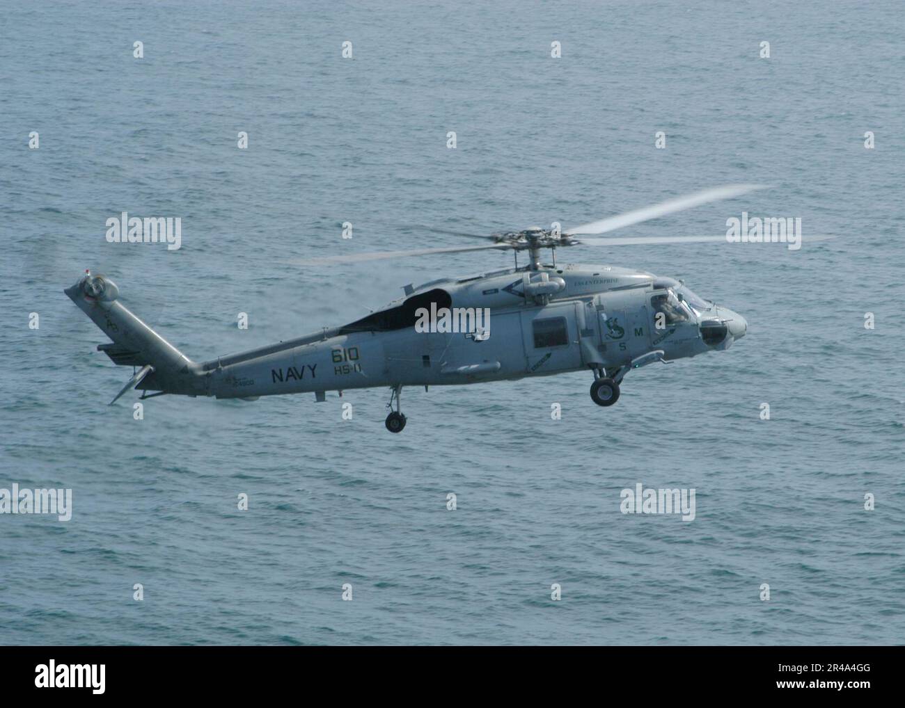 US Navy An SH-60F Seahawk assigned to the Dragonslayers of Helicopter ...