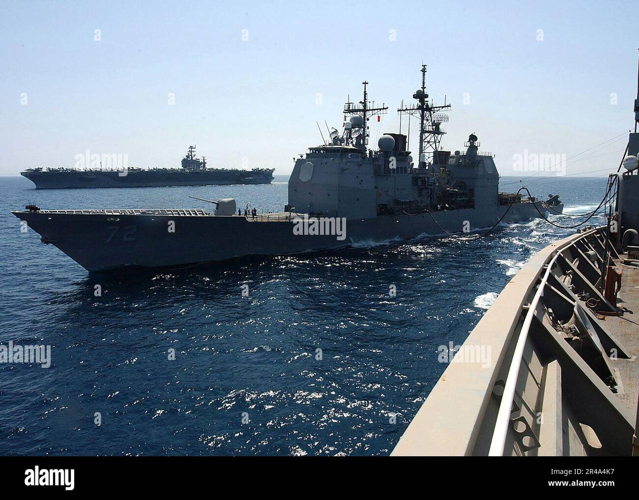 US Navy The Military Sealift Command (MSC) oiler USNS Supply (T-AOE 6 ...