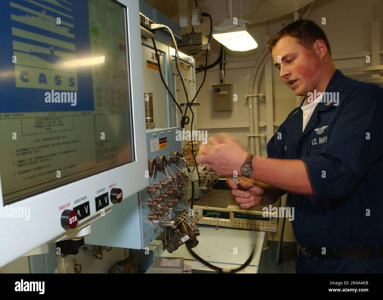 US Navy Aviation Electronics Technician Stock Photo - Alamy