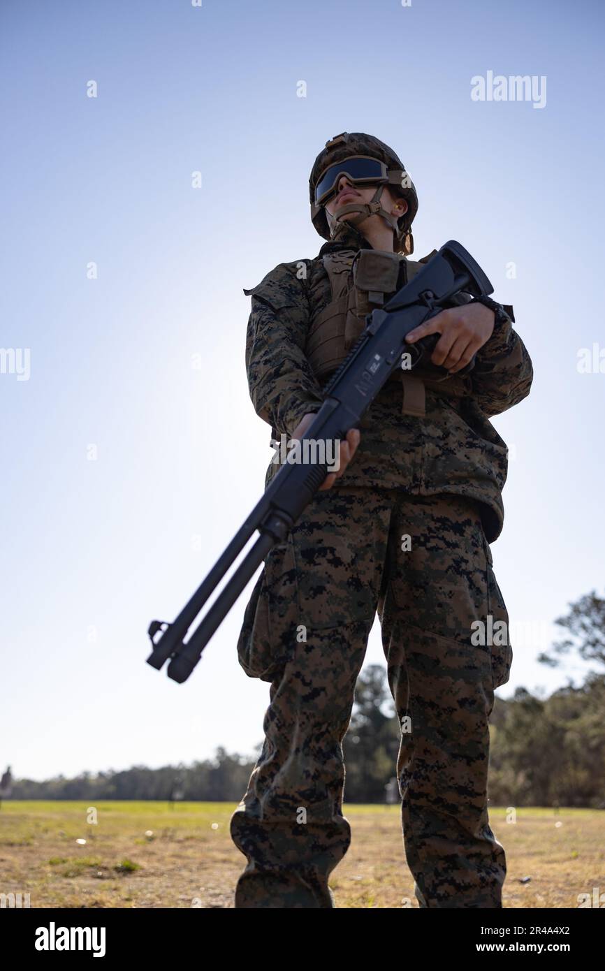 U.S. Marine Corps Pfc. Samuel Cristobal a supply admin operations ...