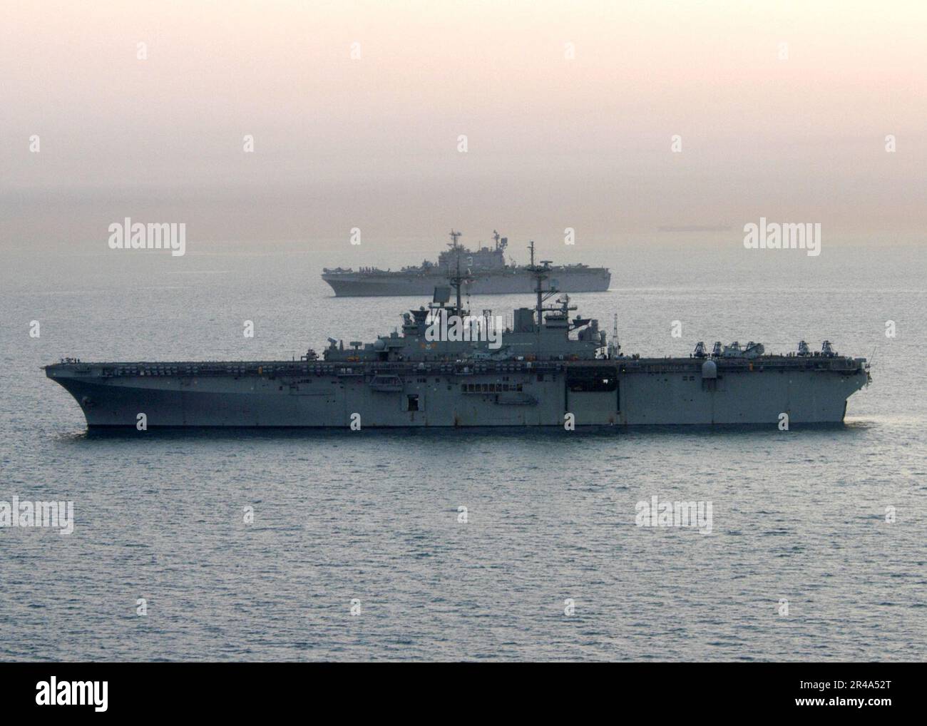 US Navy Sailors and Marines prepare for flight operations aboard the ...