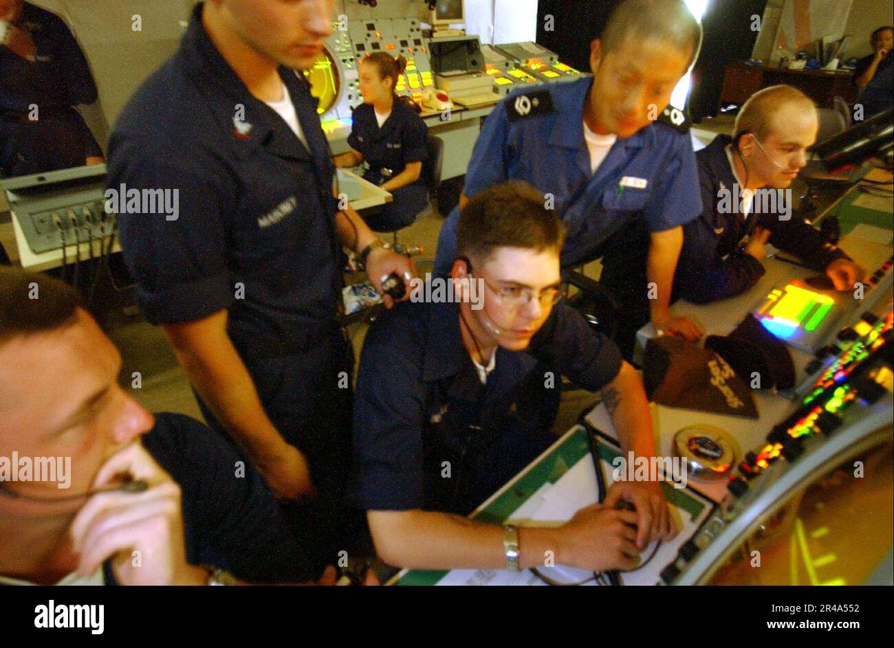 US Navy Air Traffic Controller Stock Photo - Alamy