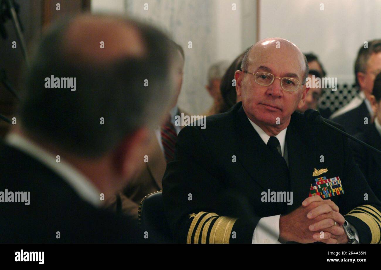US Navy Adm. Vern Clark Stock Photo - Alamy