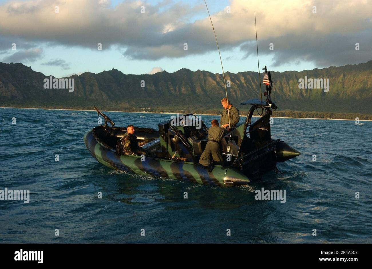 US Navy Quartermaster 1st Class and his crew assigned to Naval Special ...