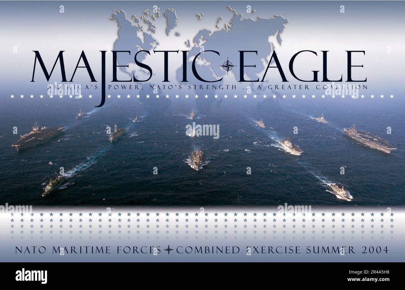 US Navy A graphic design used to illustrate Operation Magestic Eagle ...