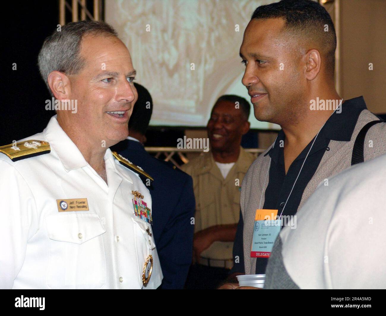 US Navy Rear Admiral Jeffrey Fowler, Commander, Navy Stock Photo - Alamy