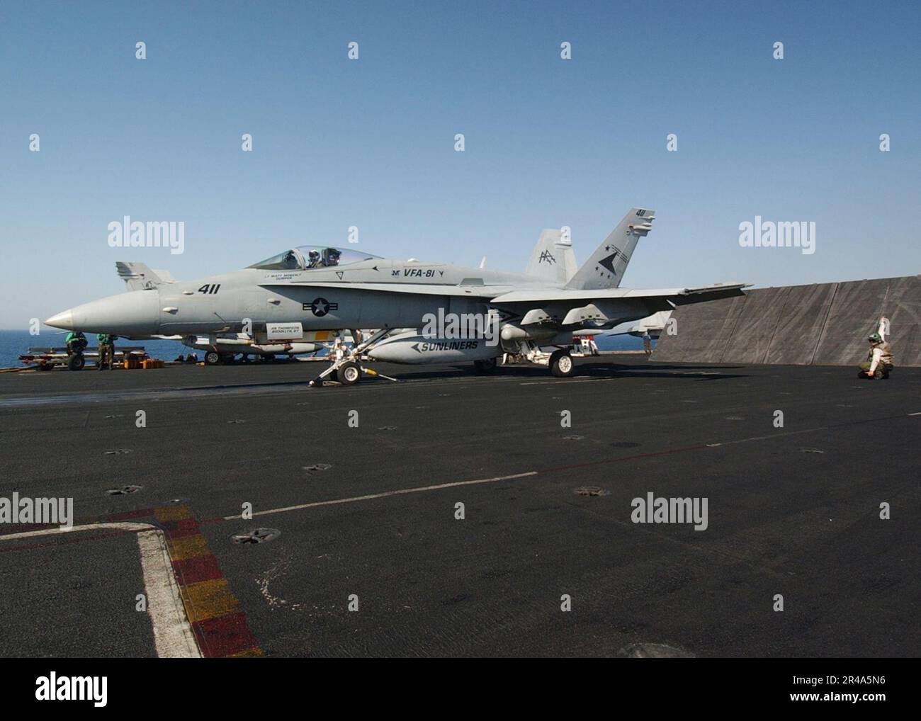 US Navy An F-A-18C Hornet assigned to the ''Sunliners'' of Strike ...