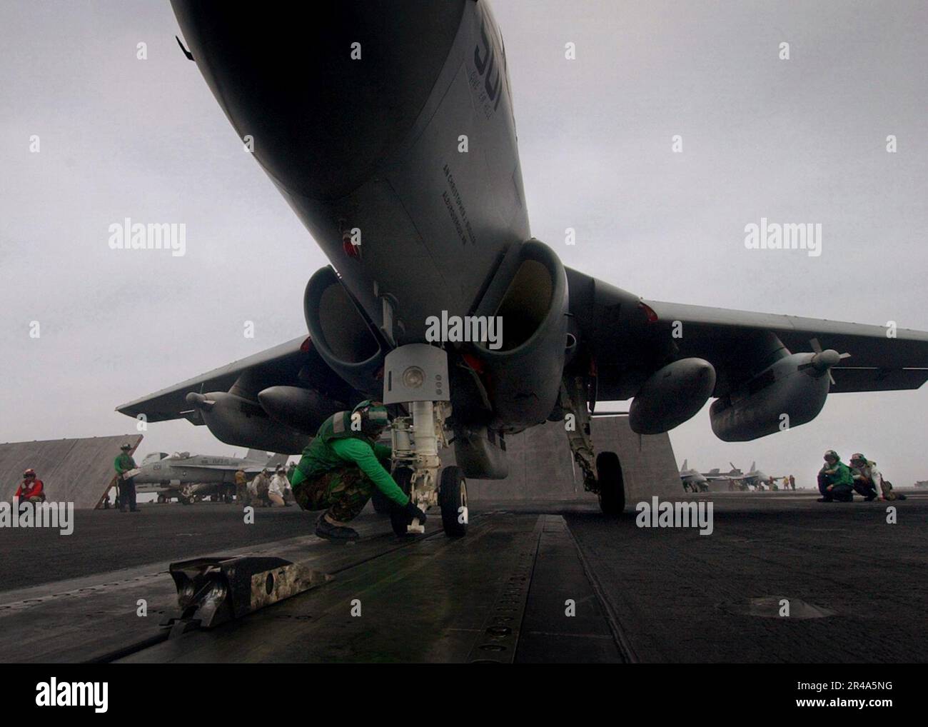 US Navy An EA-6B Prowler assigned to the Zappers of Electronic Attack ...