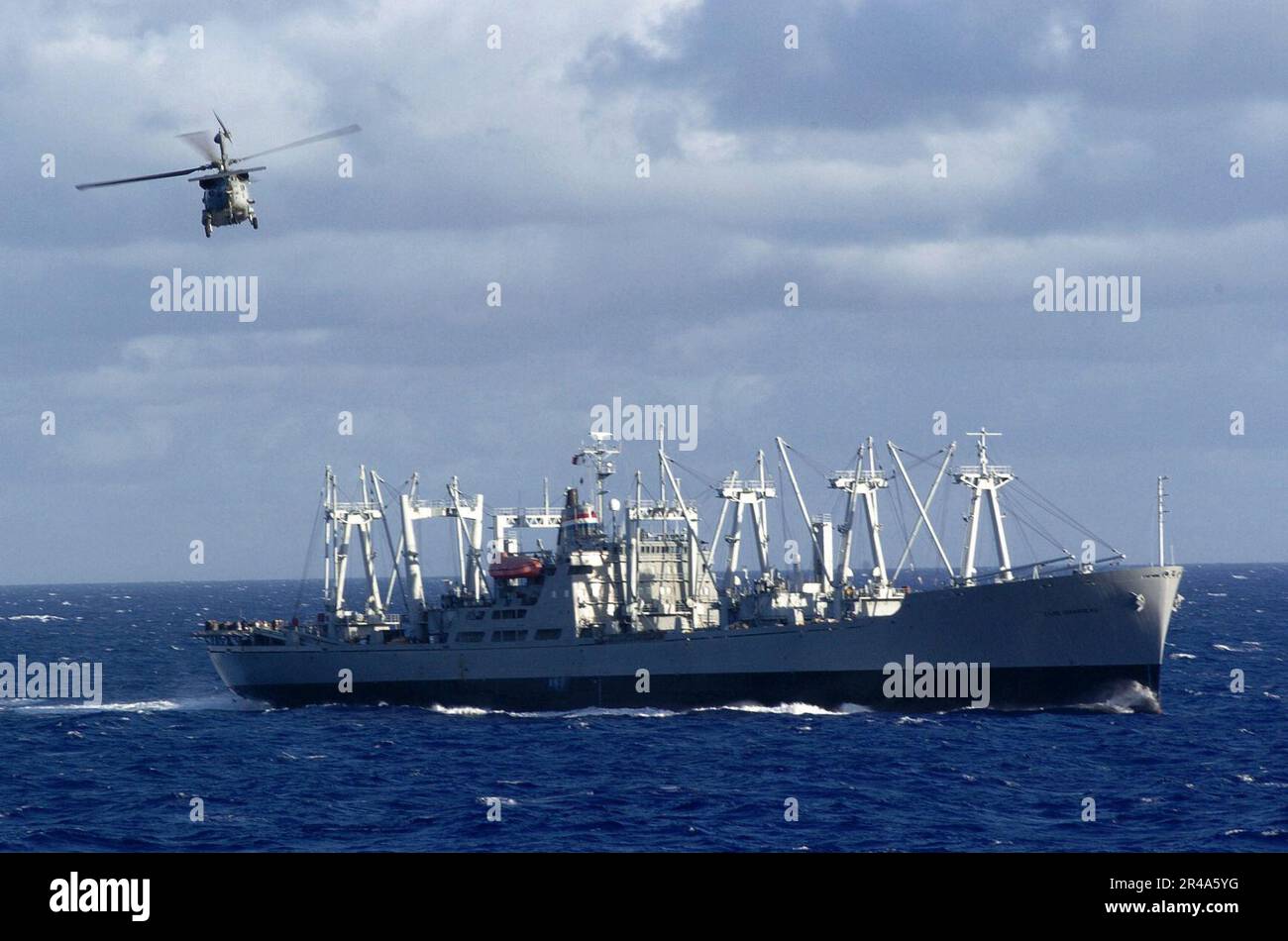 US Navy The modular cargo delivery system ship SS Cape Girardeau (T-AK ...