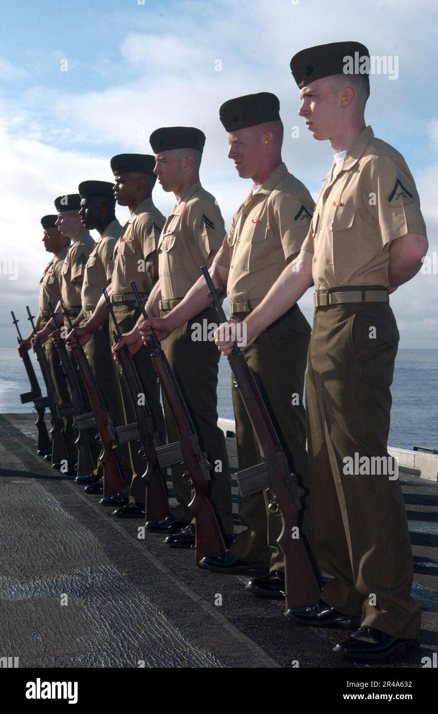 US Navy The Rifle Team assigned to Marine Fighter-Attack Squadron One ...