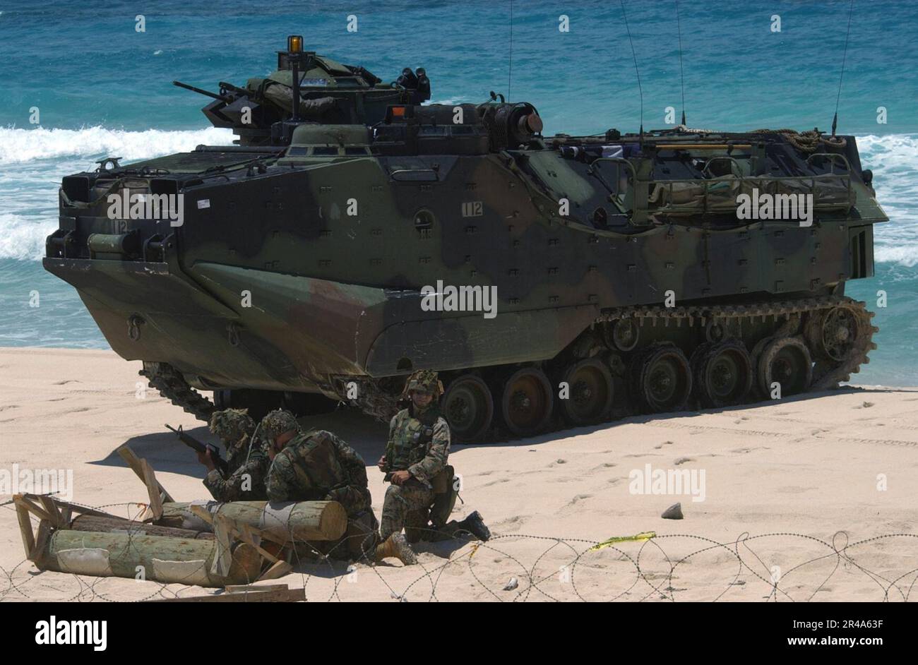 US Navy U.S. Marines assigned to 3rd Battalion, 3rd Marine Regiment ...