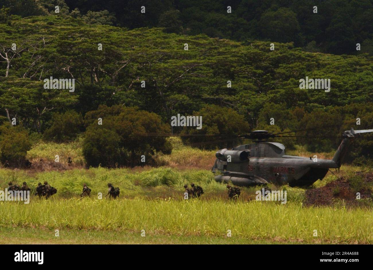 US Navy U.S. Marines assigned to 3rd Battalion, 3rd Marine Regiment ...