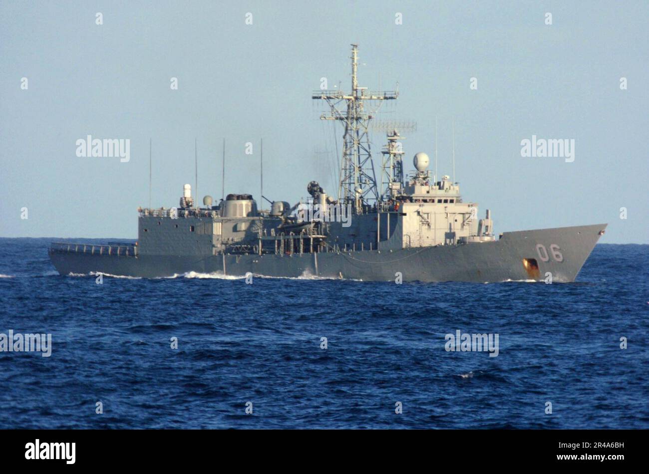 US Navy The Australian Navy Frigate Newcastle (FFG 06) cruises with USS ...