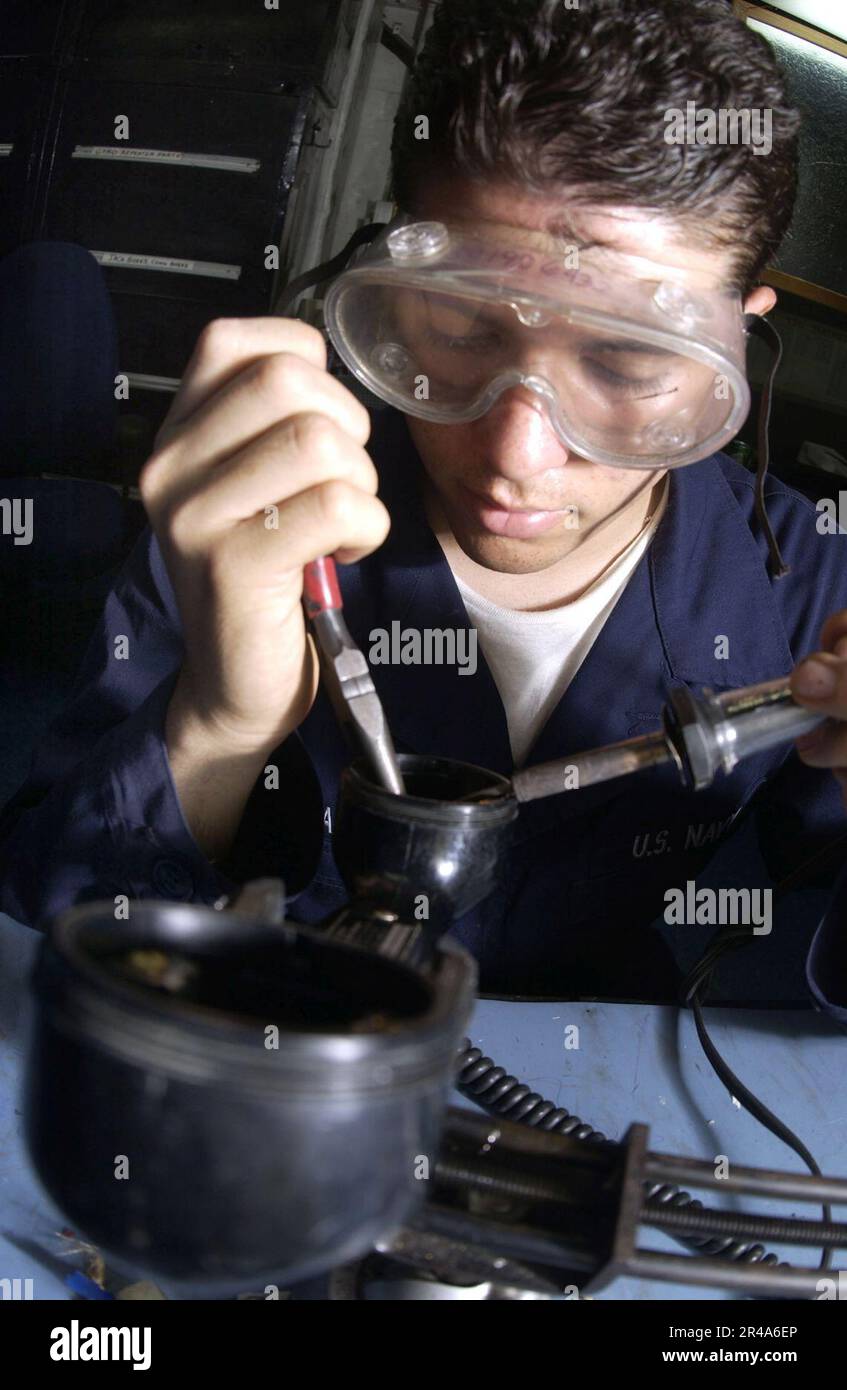 US Navy Interior Communications Technician Stock Photo - Alamy