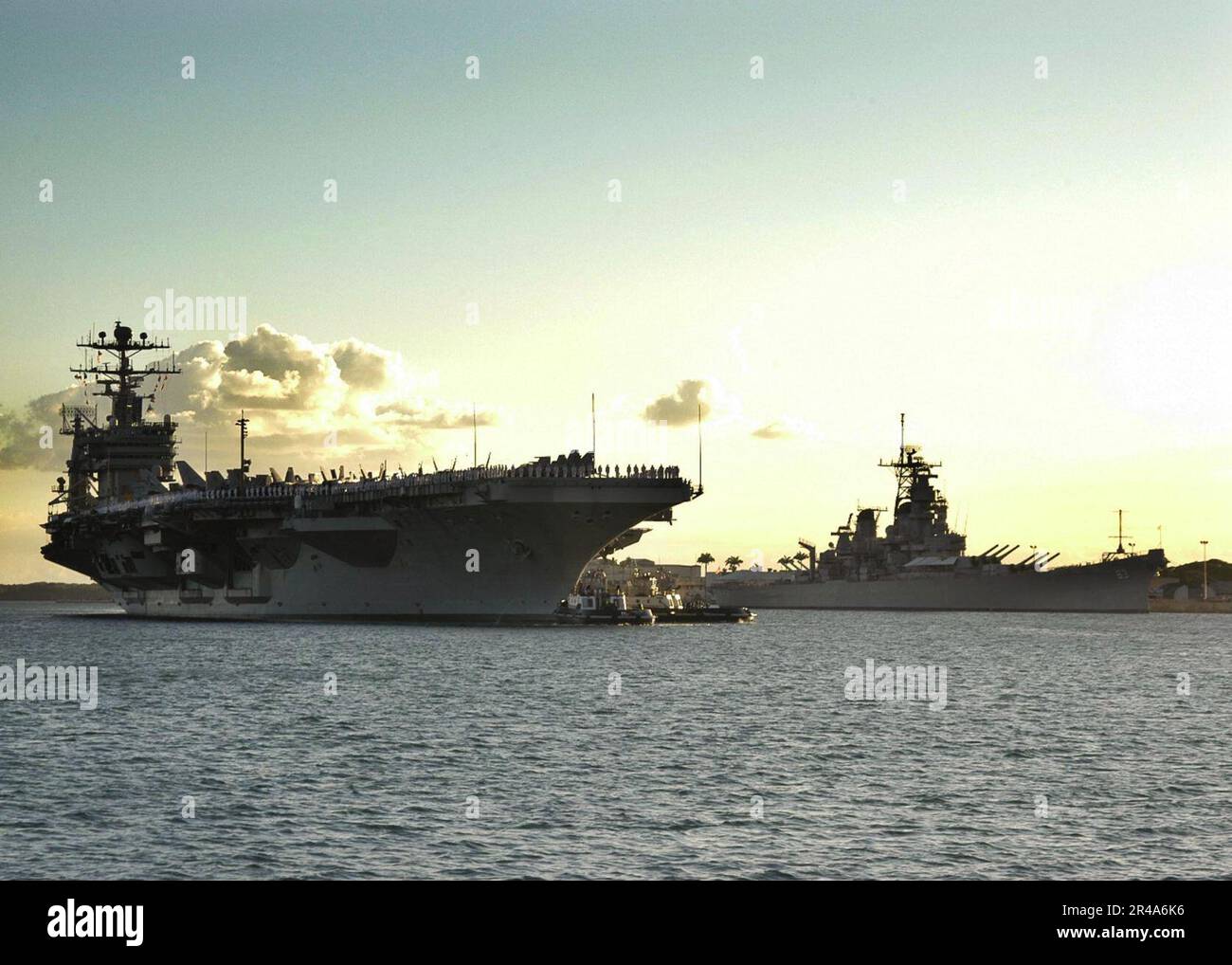 US Navy The Nimitz-class aircraft carrier USS John C. Stennis (CVN 74 ...