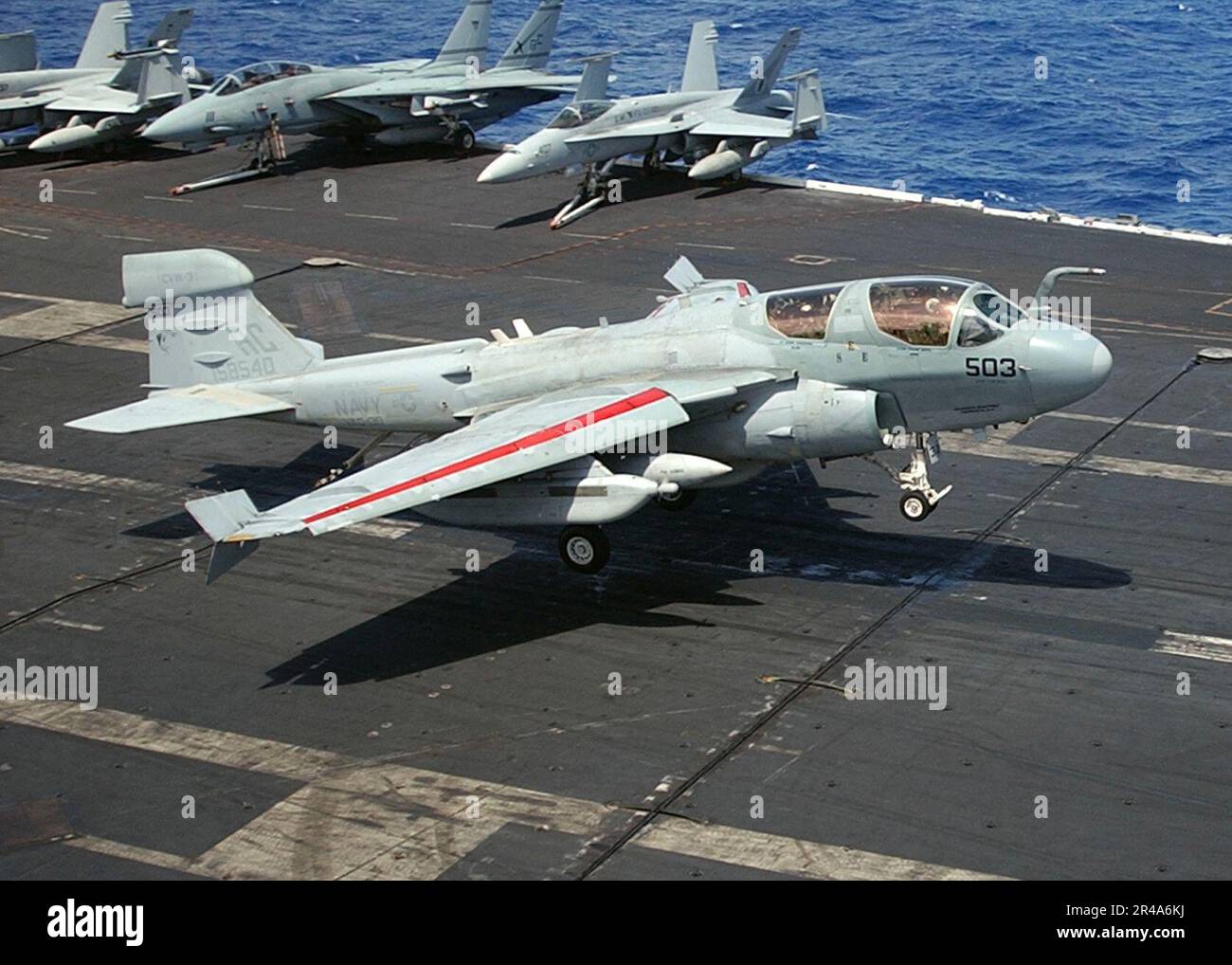 US Navy An EA-6B ''Prowler'' assigned to the ''Zappers'' of Electronic ...